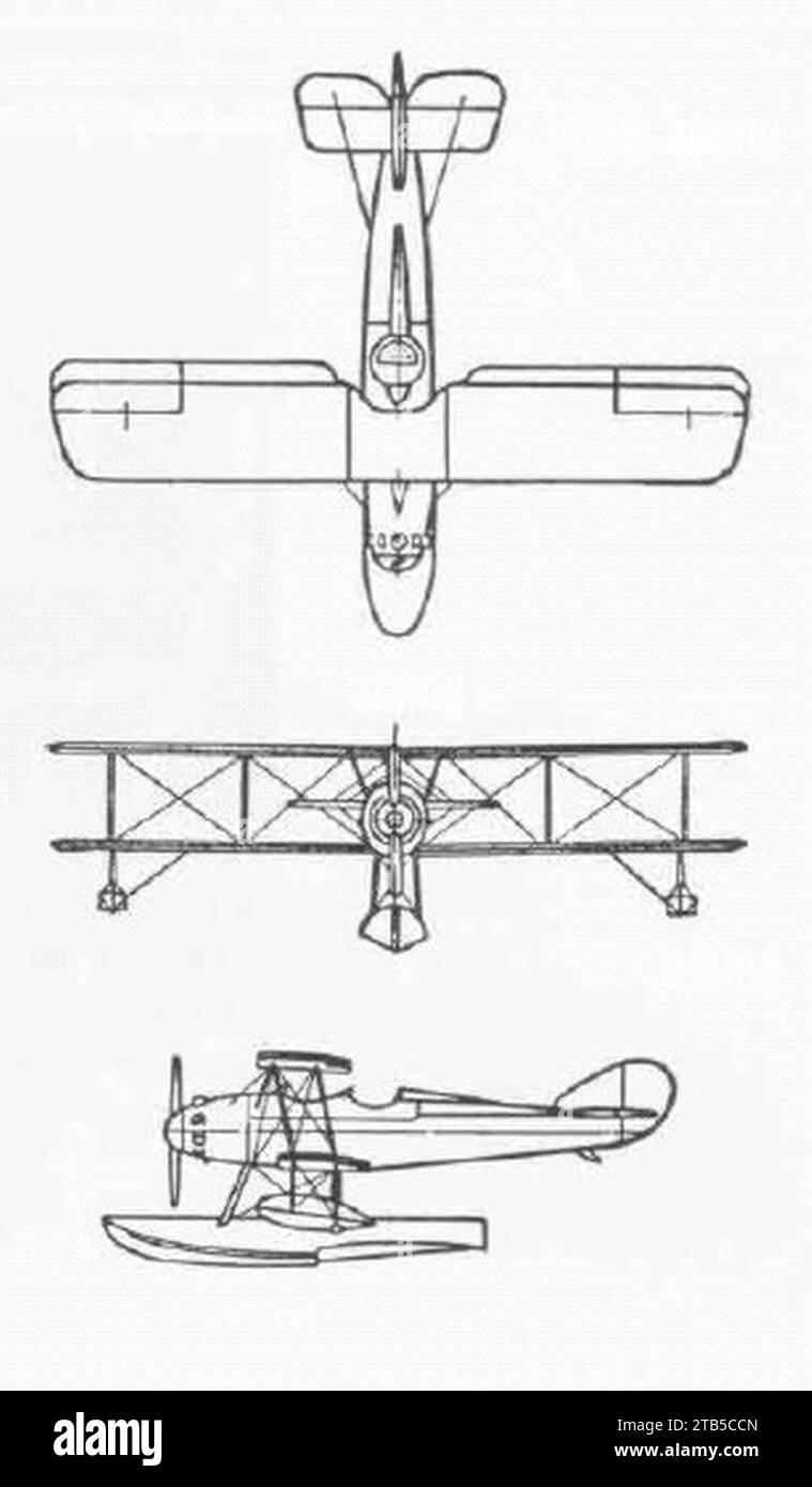 Vought UO-SO drawing NAN5-79 Stock Photo - Alamy