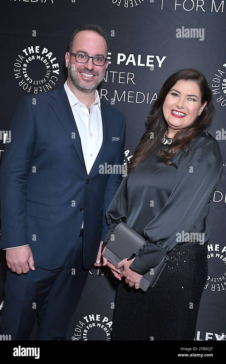 Robert Schildhouse and Reemah Sakaan attend "The Paley Center for Media ...