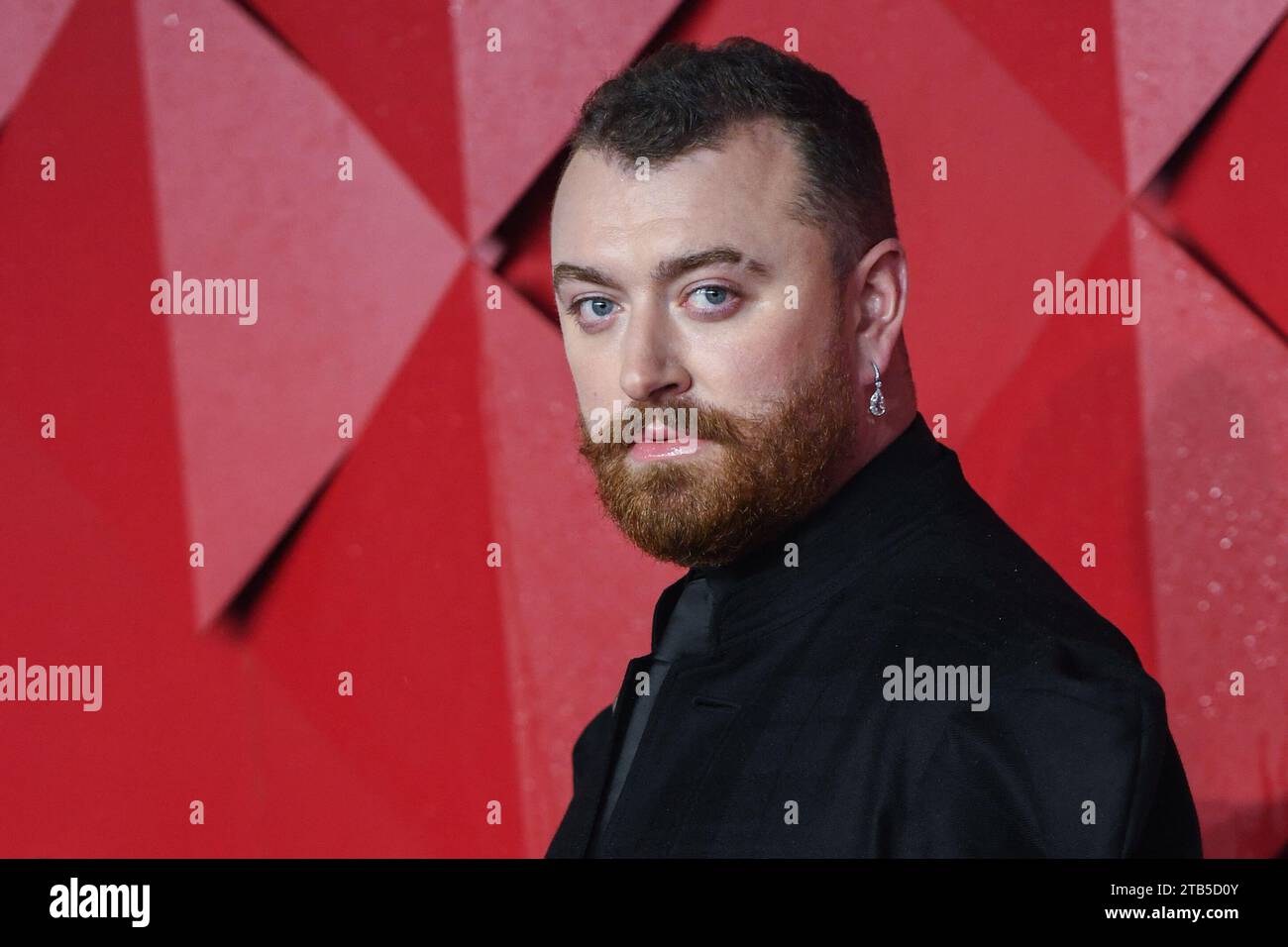 Sam Smith attending The Fashion Awards 2023 at the Royal Albert Hall in ...