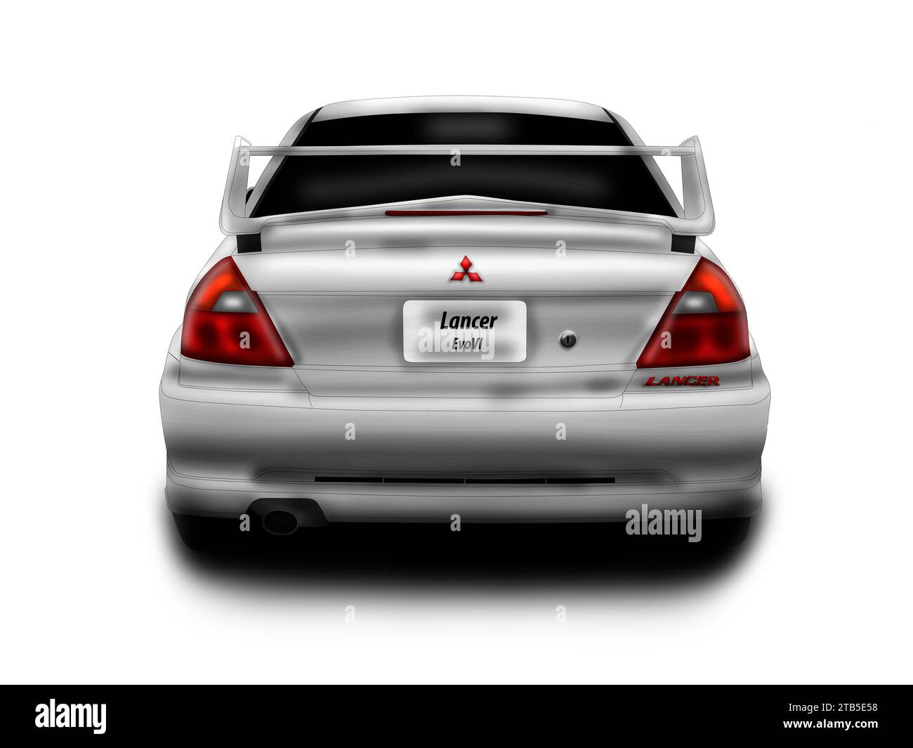 Mitsubishi Lancer Evolution VI Stock Photo - Alamy