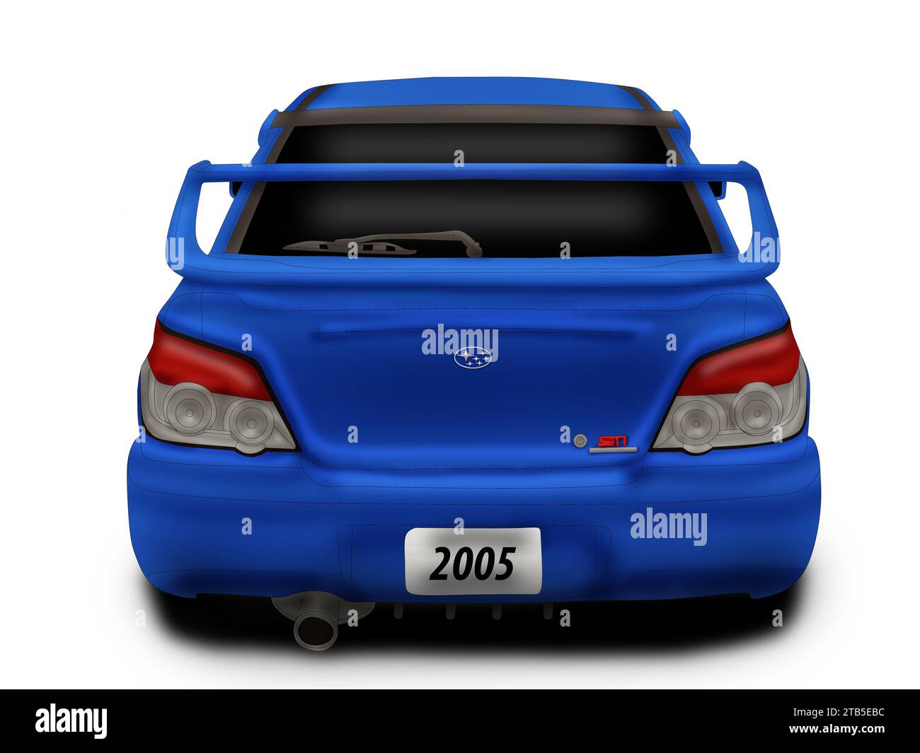 Blue subaru wrx sti Cut Out Stock Images & Pictures - Alamy