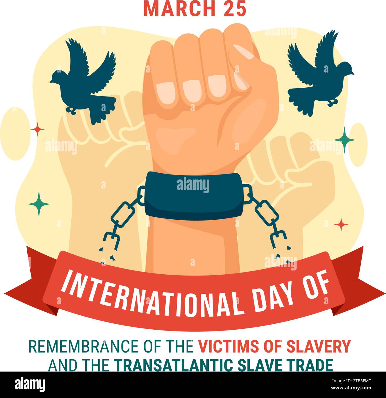 Fight against slavery Stock Vector Images - Alamy