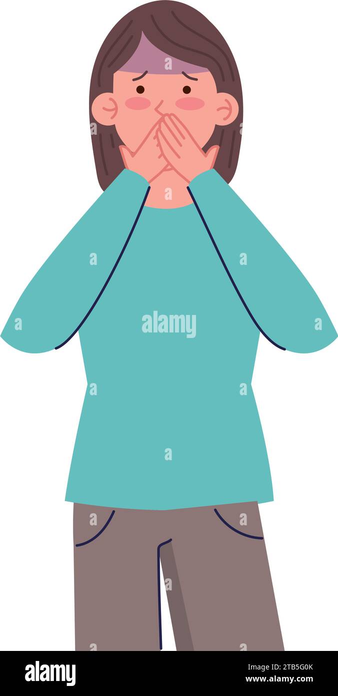 Girl feeling nauseous hi-res stock photography and images - Alamy