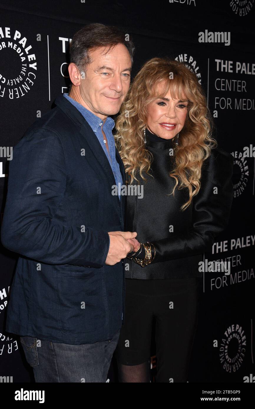 NEW YORK, NY- DECEMBER 4: Jason Isaacs and Dyan Cannon at tha PaleyLive ...