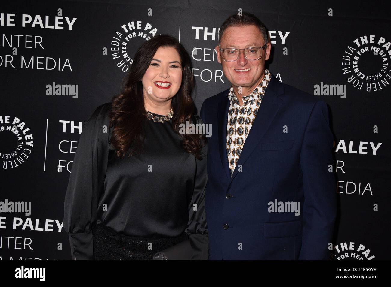 NEW YORK, NY- DECEMBER 4: Reemah Sakaan and Jeff Pope at tha PaleyLive ...