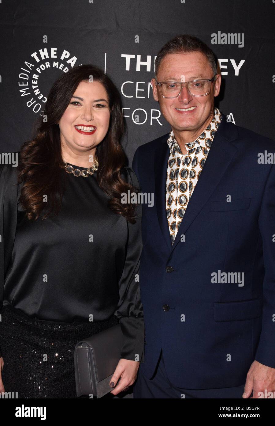 NEW YORK, NY- DECEMBER 4: Reemah Sakaan and Jeff Pope at tha PaleyLive ...