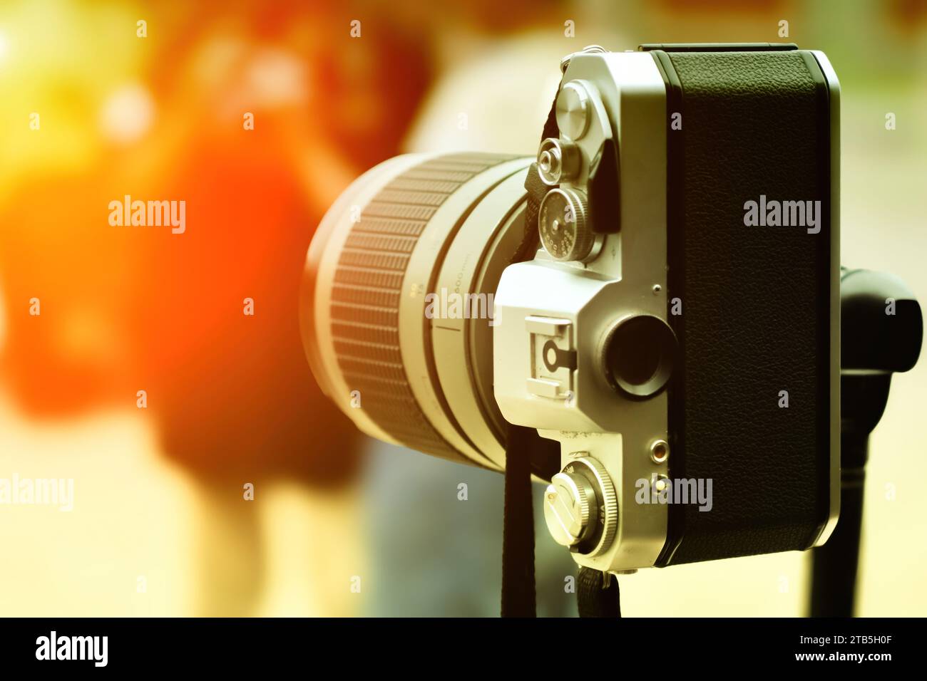 vintage camera that still uses film media, manual operation and very ...