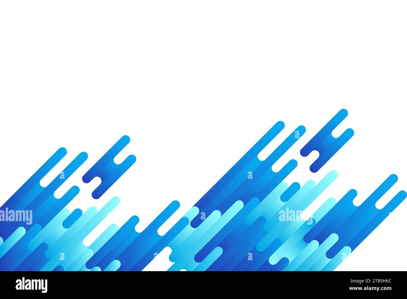 Rounded lines shapes in diagonal rhythm dynamic composition. Geometric ...