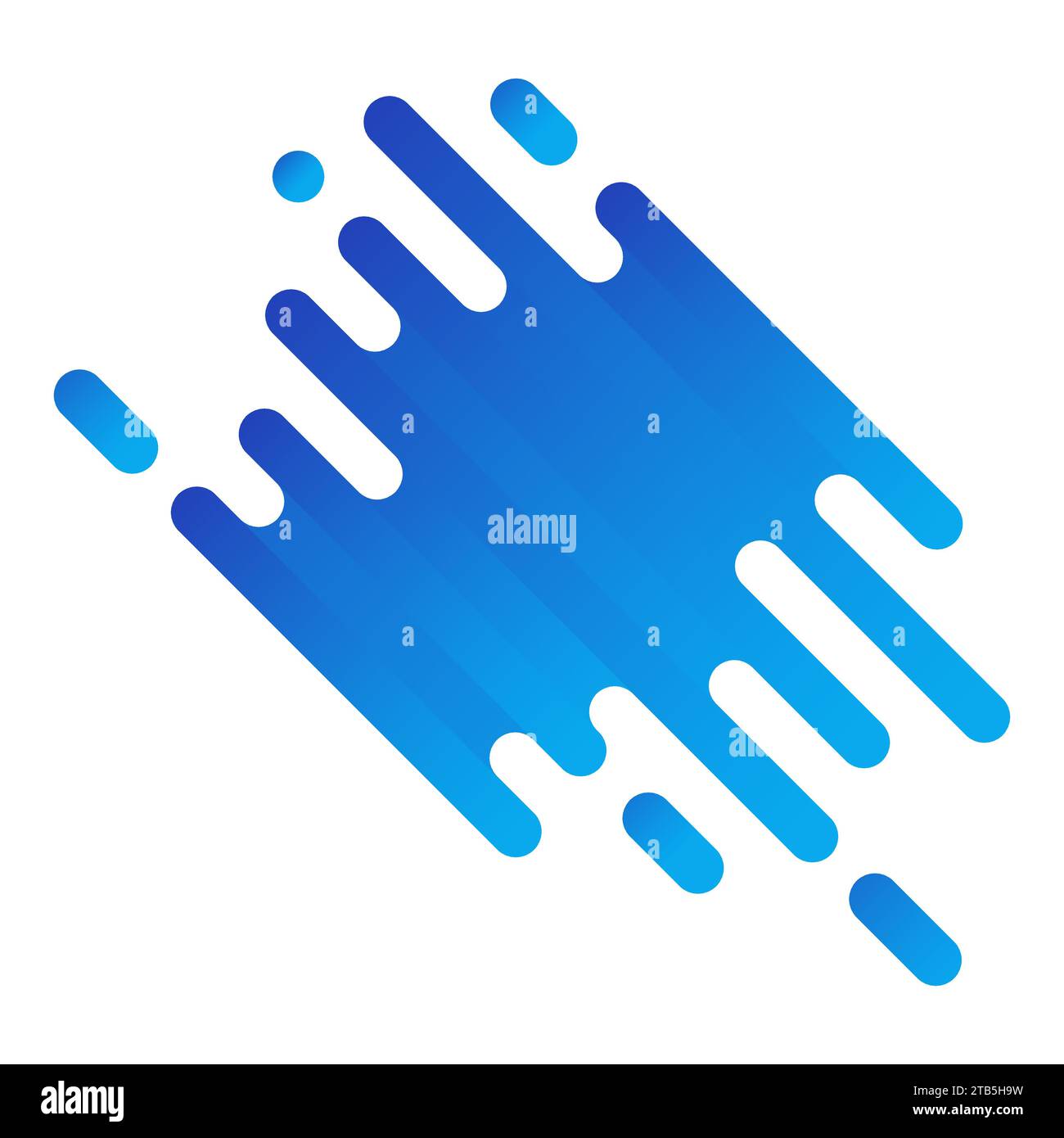 Rounded lines shapes in diagonal rhythm dynamic composition. Geometric Rounded Shape Background ...