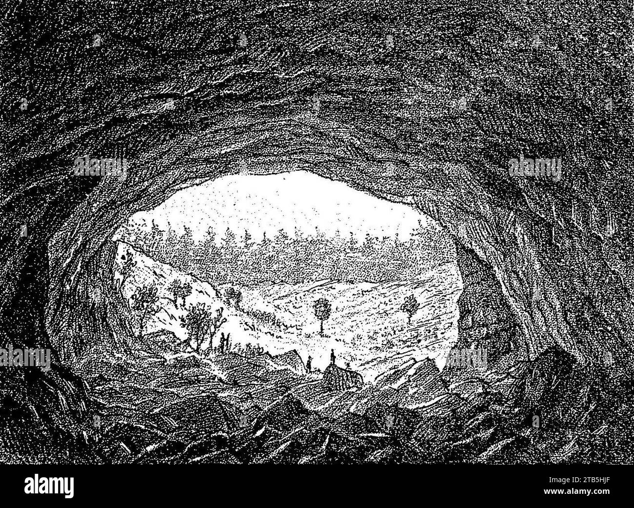 Cave gate Black and White Stock Photos & Images - Alamy