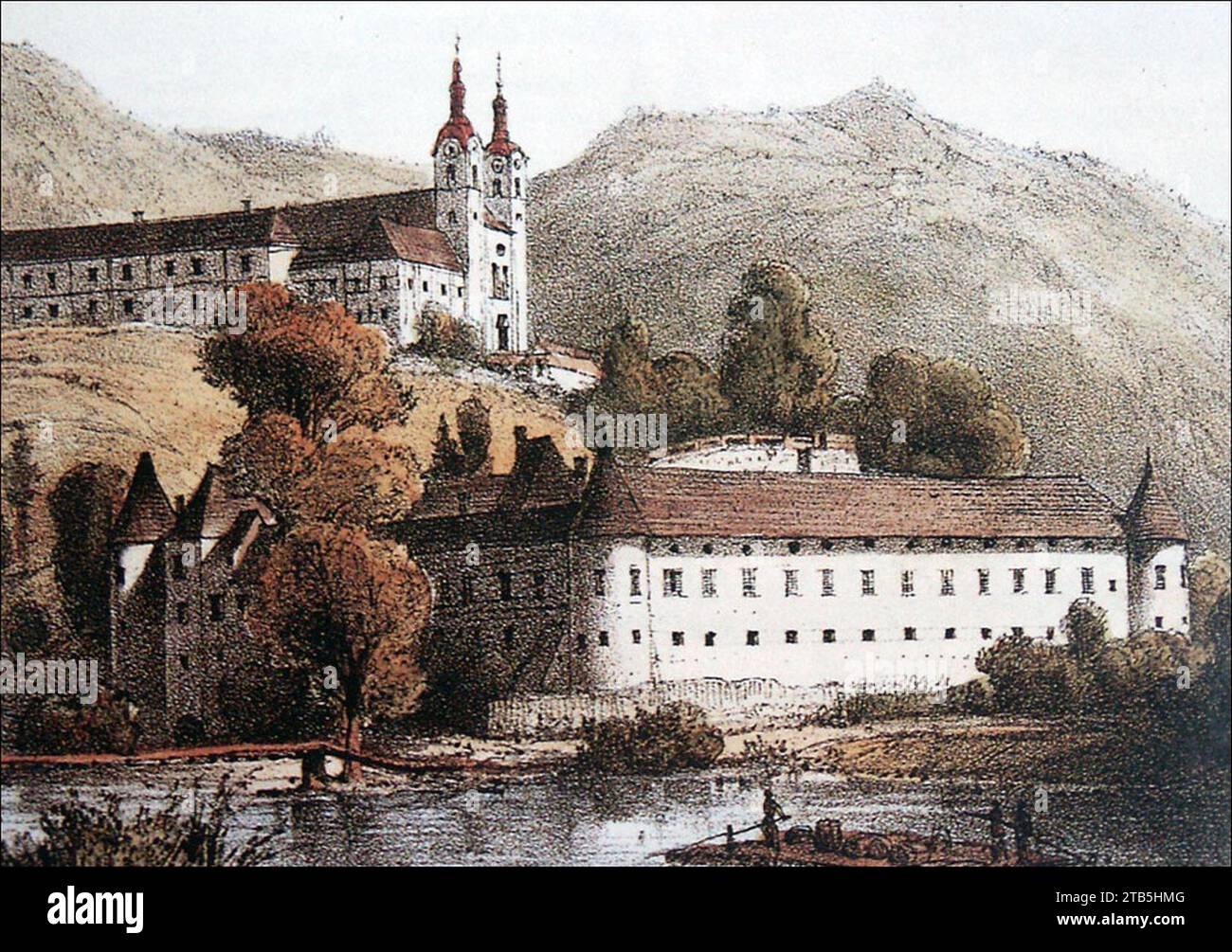 Vrbovec Castle 1860 Stock Photo - Alamy