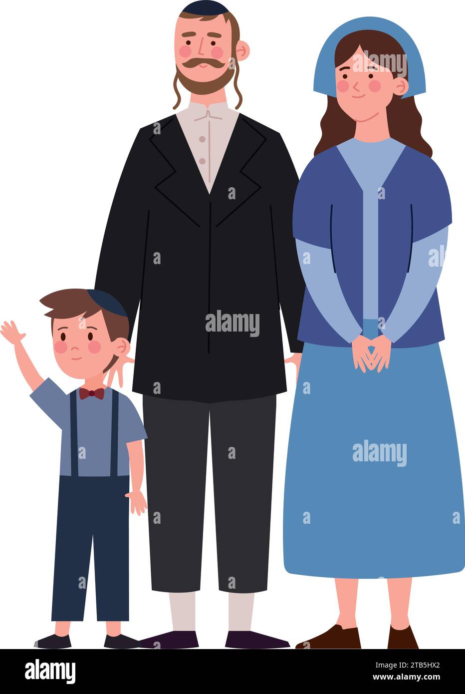 Jewish father son Stock Vector Images - Alamy
