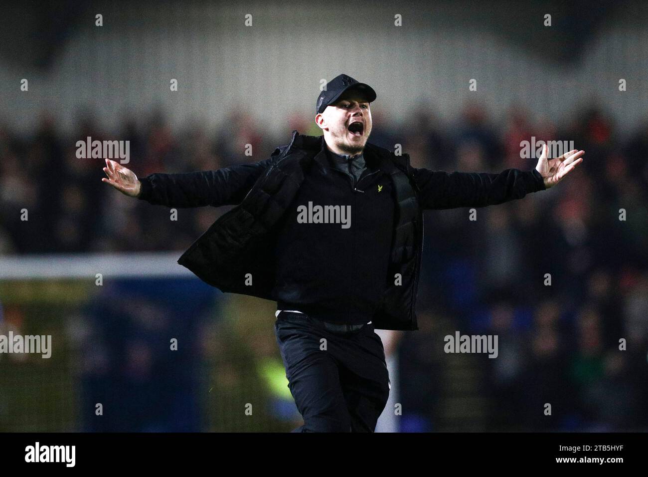 Pitch invader during the emirates fa cup hi-res stock photography and ...