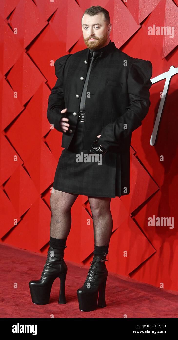 London, UK. 04th Dec, 2023. British singer Sam Smith attends the ...