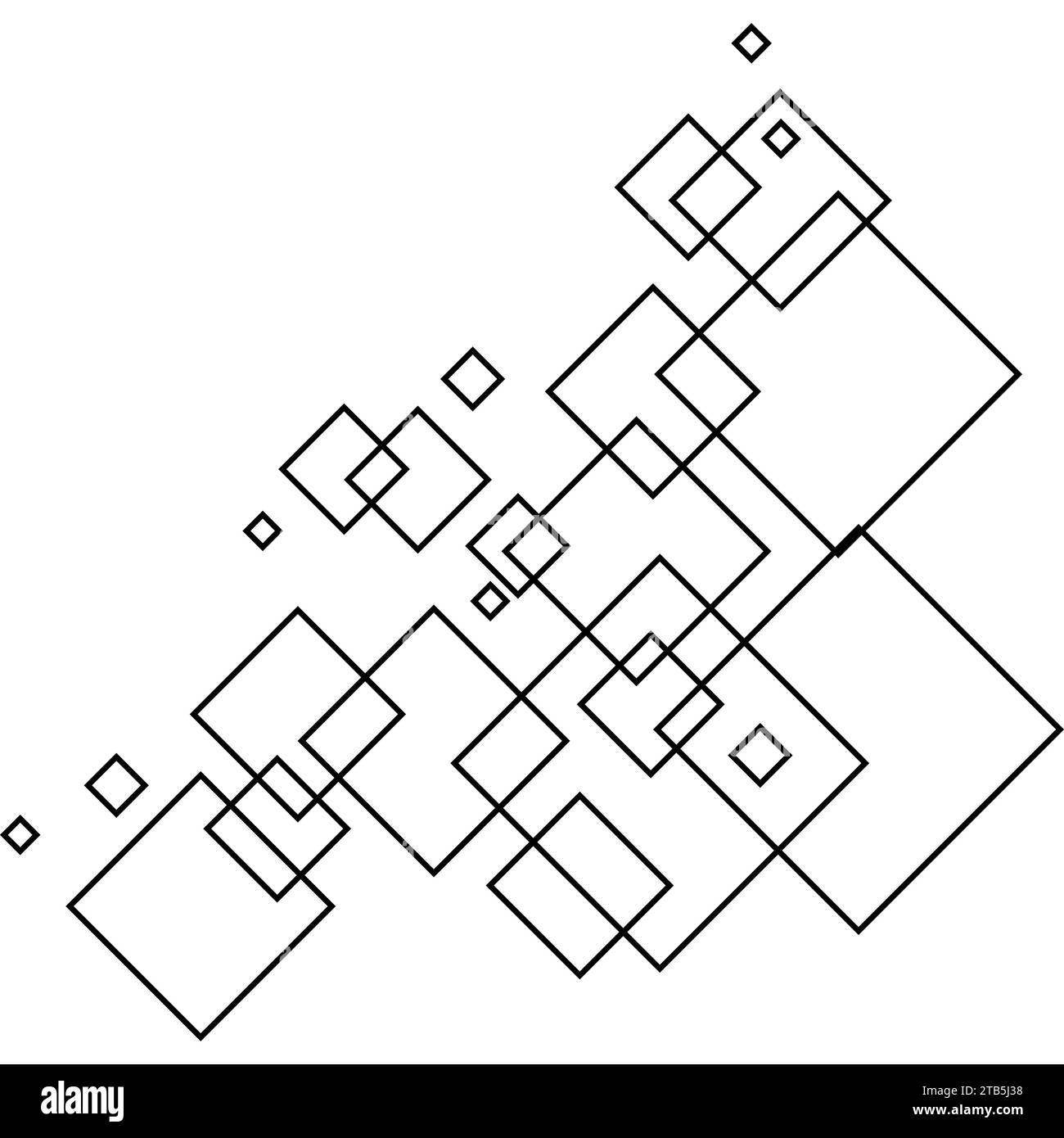 Geometric Square Shapes Background Vector. Square shapes pattern wall ...