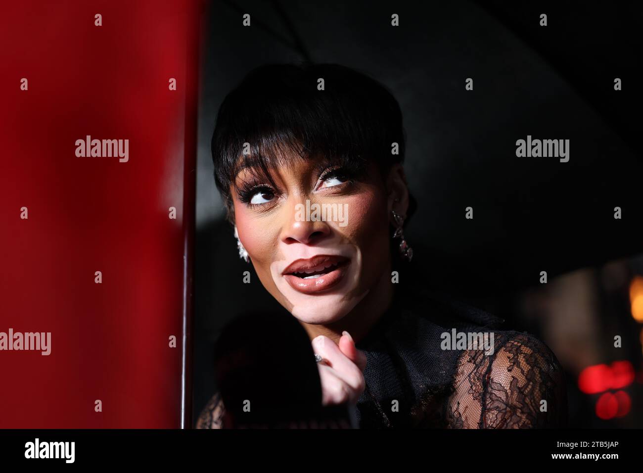 London, UK. December 4th, 2023. Canadian fashion model Winnie Harlow ...