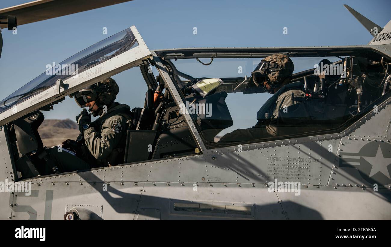 U.S. Marine Corps Maj. Gen. Michael Borgschulte, left, commanding ...