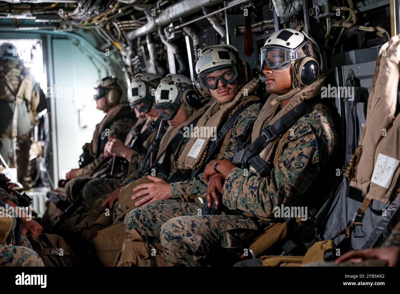 U.S. Marines with Marine Aviation Logistics Squadron (MALS) 36 prepare ...