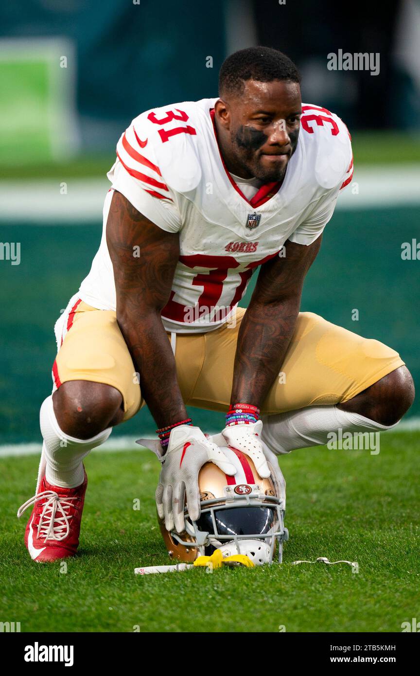 San Francisco 49ers safety Tashaun Gipson Sr. (31) in action prior to ...