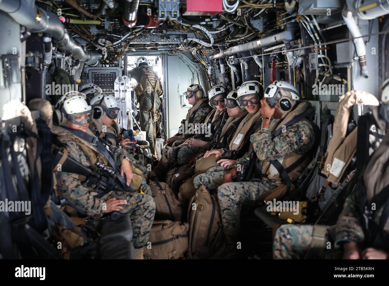 U.S. Marines with Marine Aviation Logistics Squadron (MALS) 36 prepare ...
