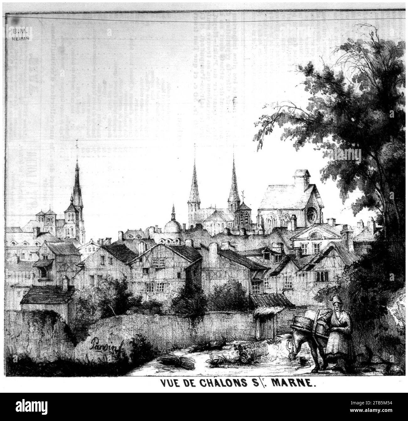 Vue de chalons par pansin Stock Photo - Alamy