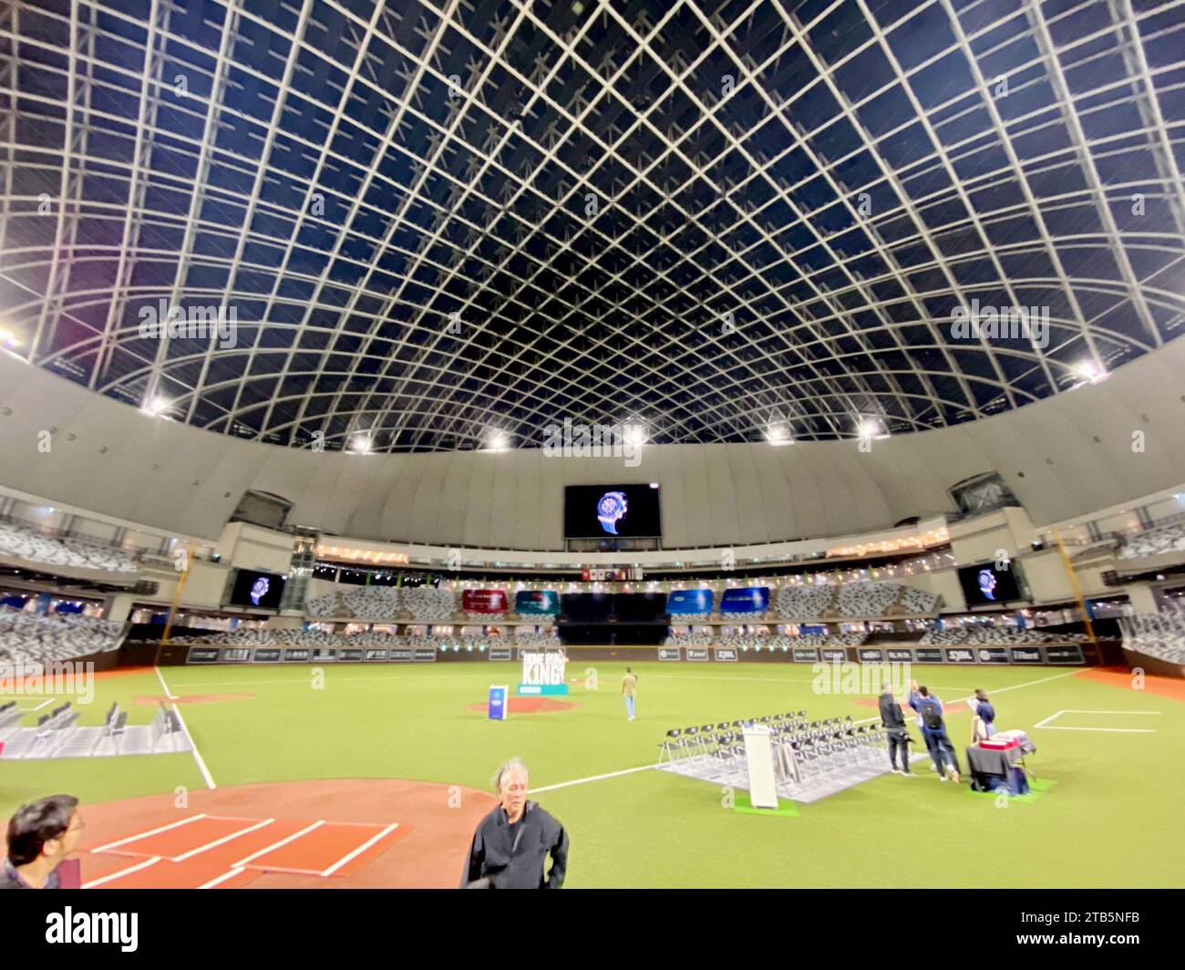 Photo taken in Taipei on Dec. 2, 2023, shows the newly completed Taipei ...