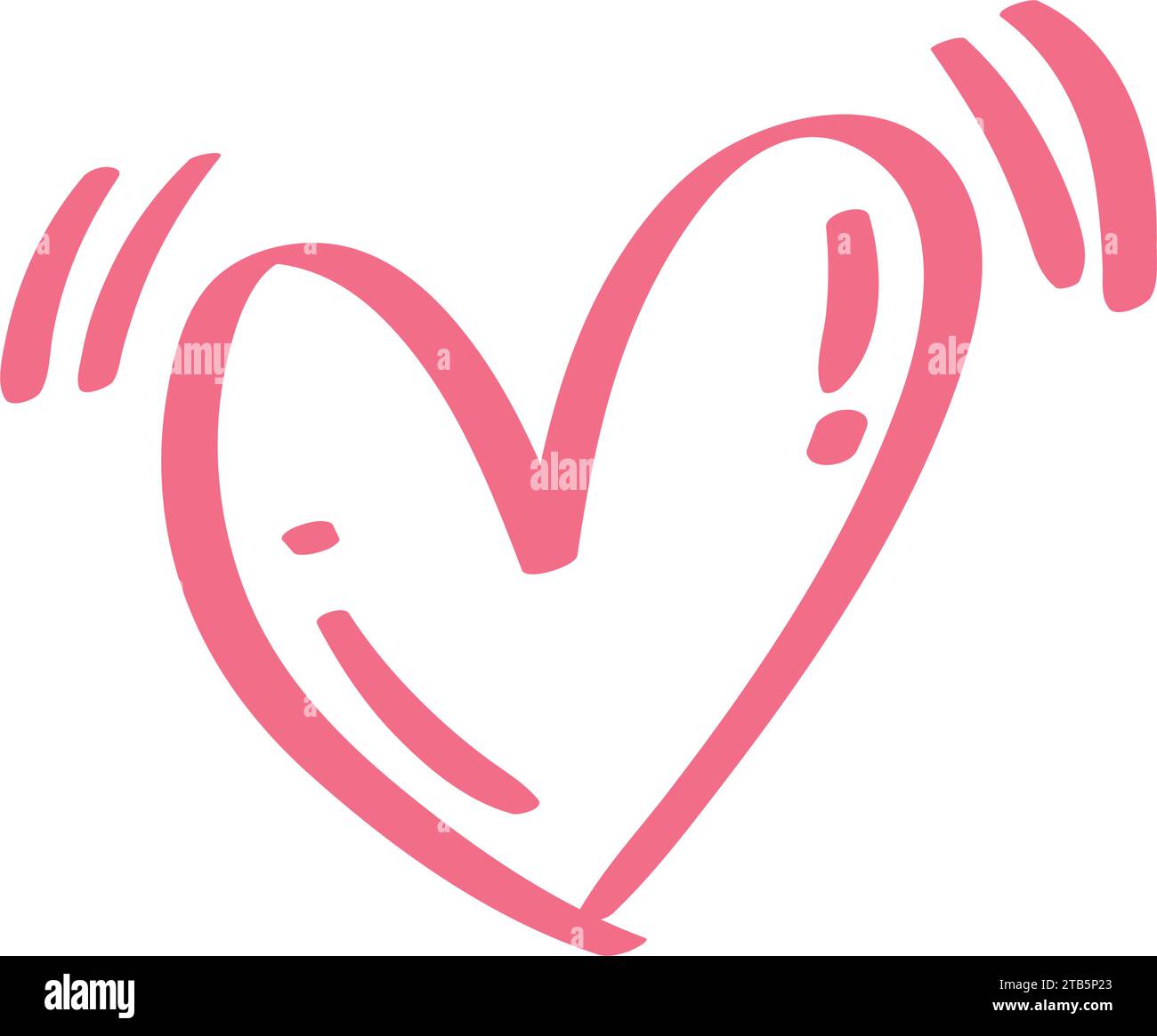 scribbled heart symbol Stock Vector Image & Art - Alamy