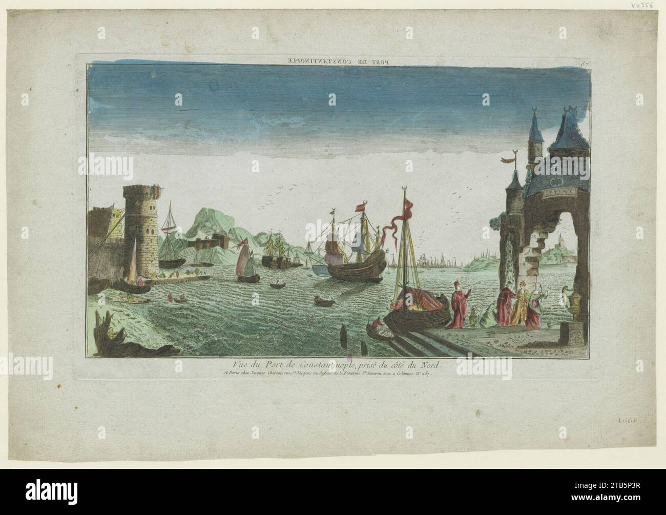 Vue du Port de Constantinople, prise du côté du Nord Stock Photo - Alamy