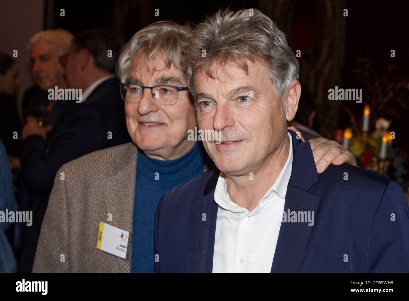 Paris, France. 4th Dec, 2023. Daniel Roussel and Fabien Roussel attend ...