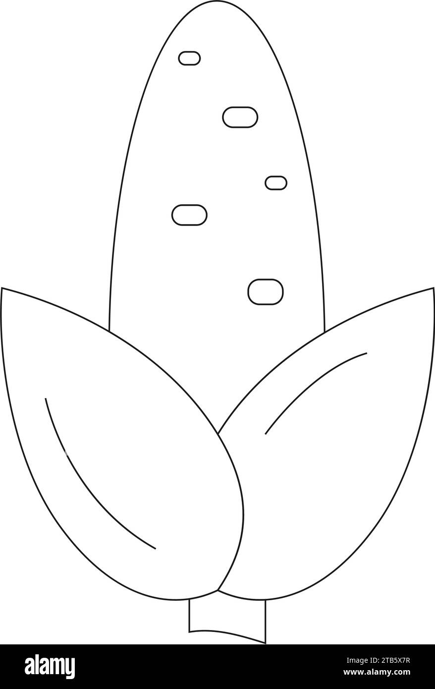 Corn icon vector illustration logo design Stock Vector Image & Art - Alamy