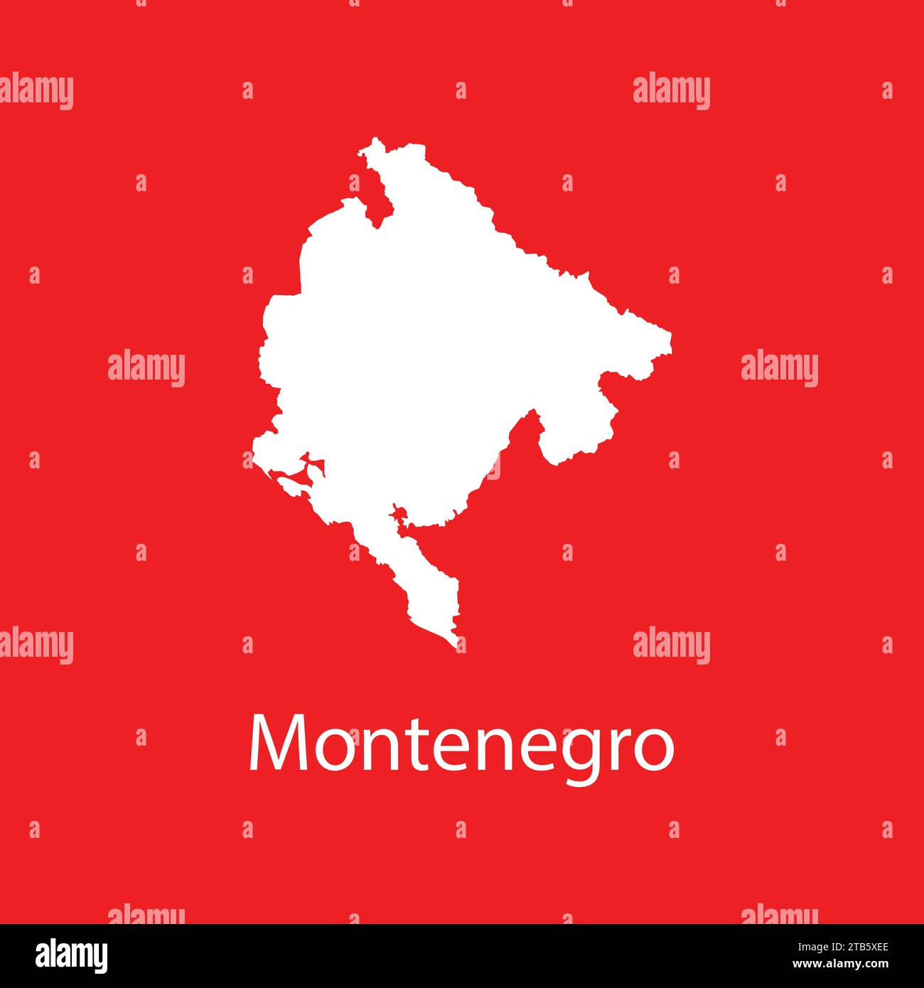 Map of montenegro Stock Vector Images - Alamy
