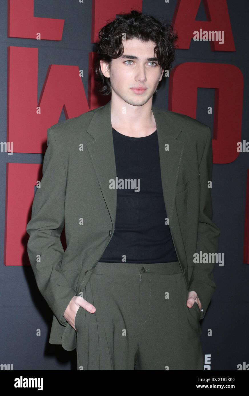 New York, NY, USA. 4th Dec, 2023. Charlie Evans at Netflix's Leave The ...