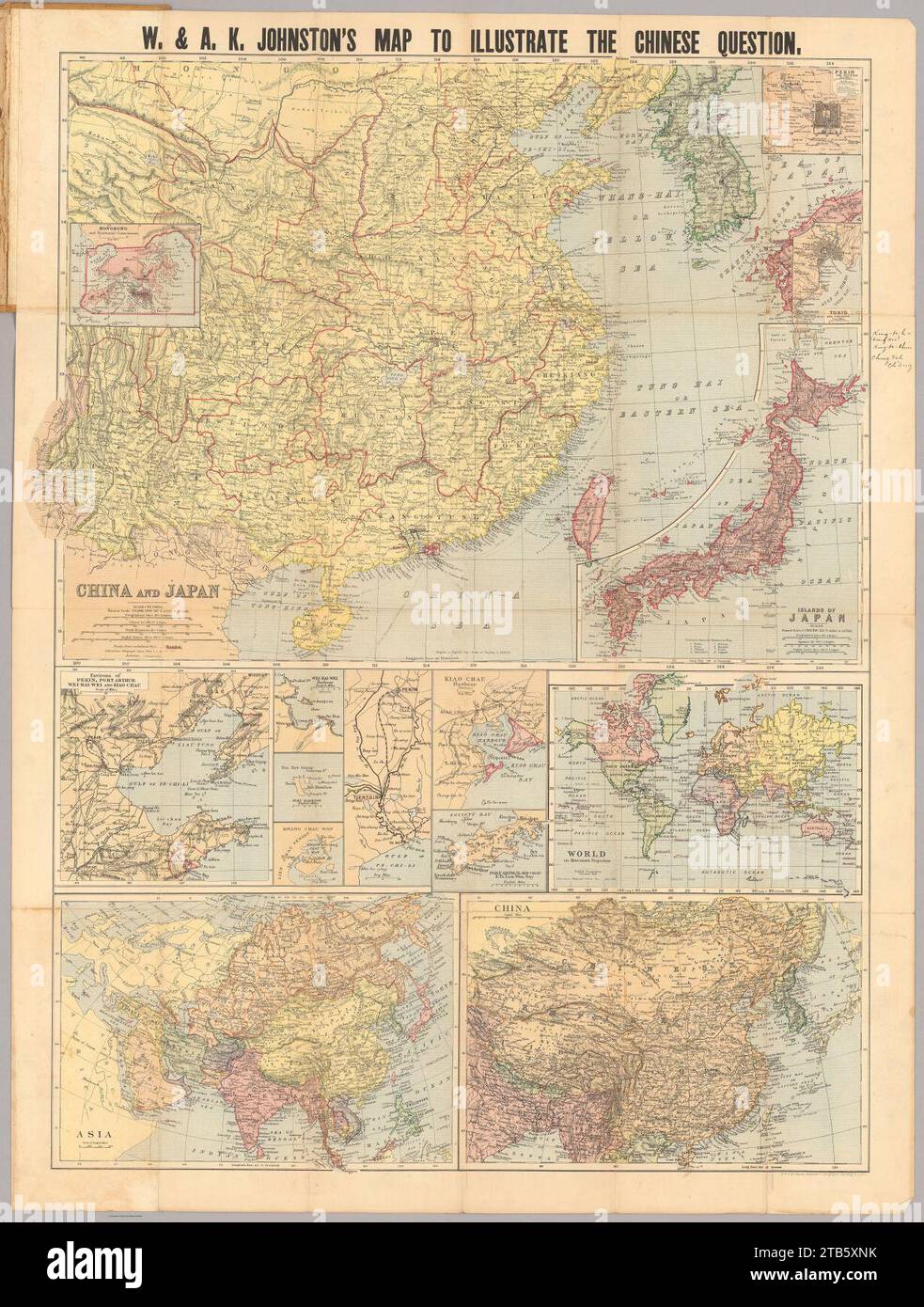 Johnstons map hi-res stock photography and images - Alamy