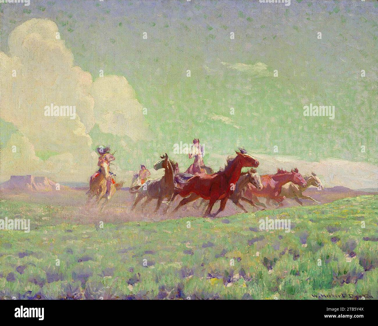 Herbert dunton hi-res stock photography and images - Alamy