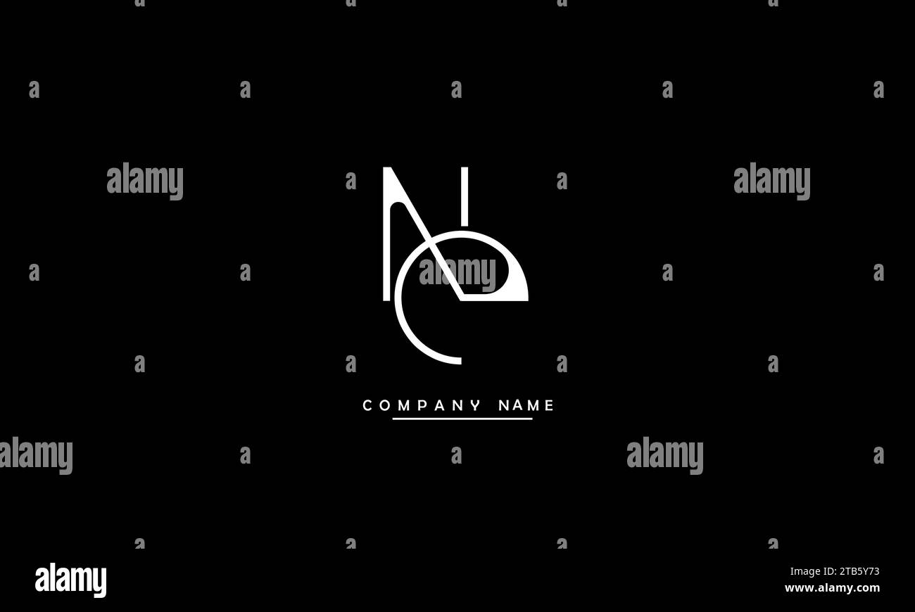 NE, EN Abstract Letters Logo Monogram Stock Vector Image & Art - Alamy