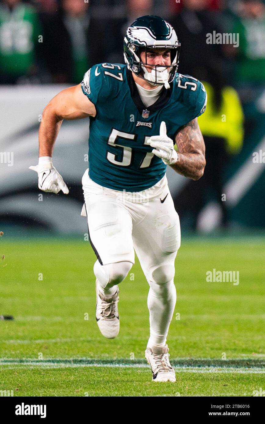 Philadelphia Eagles linebacker Ben VanSumeren (57) during the NFL ...