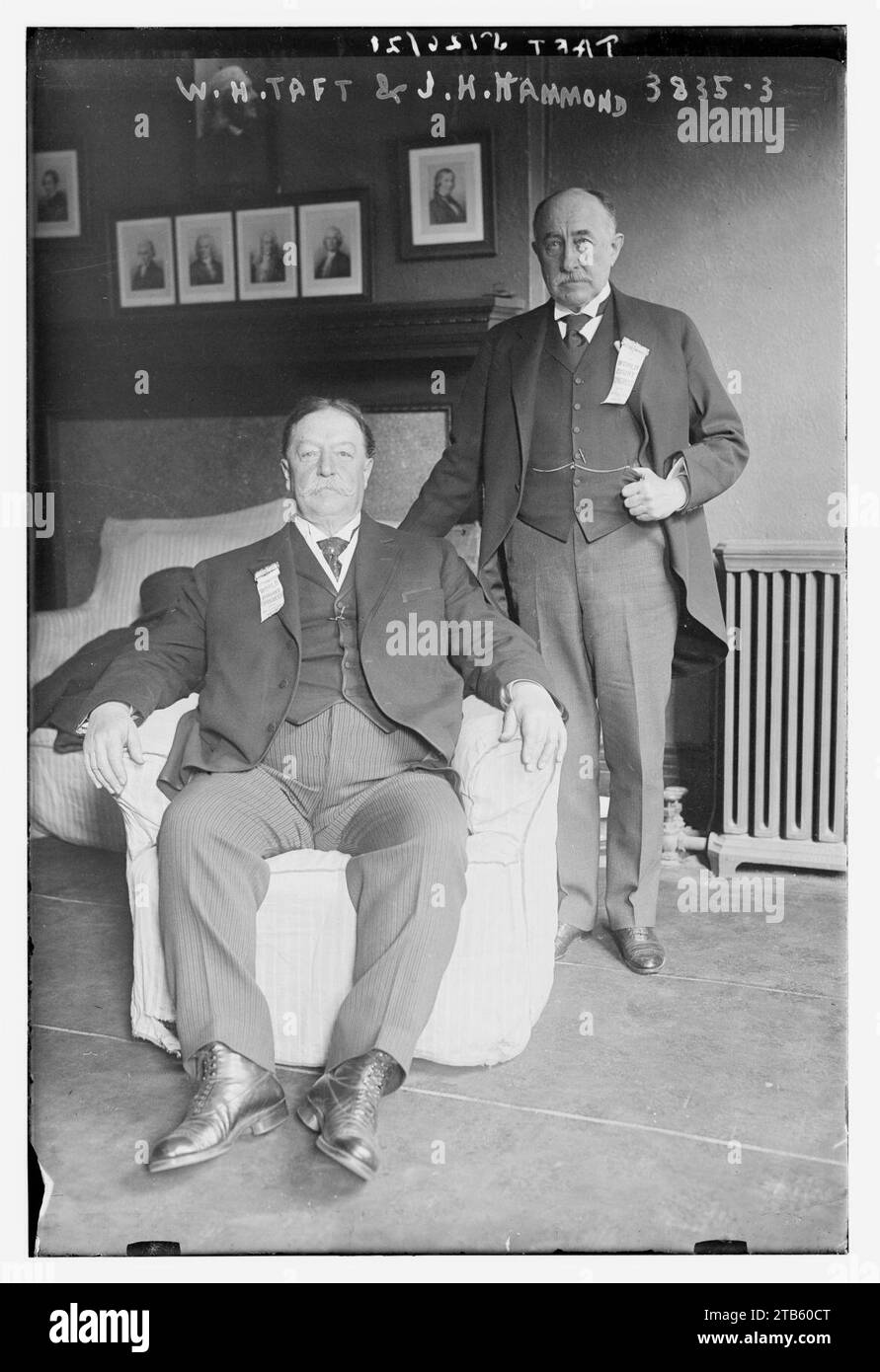 W.H. Taft & J.H. Hammond Stock Photo - Alamy