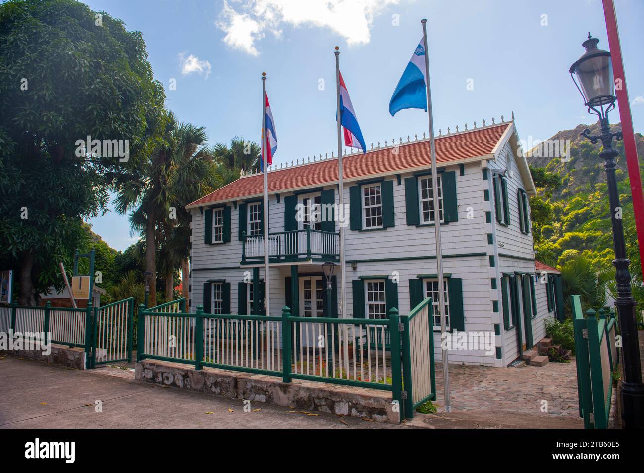 Historic commercial building on Main Street in The Bottom historic town ...