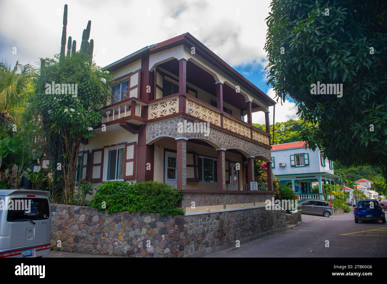 Historic commercial building on Main Street in The Bottom historic town ...