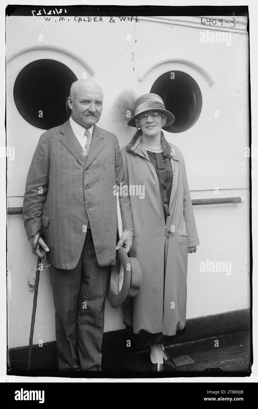 W.M. Calder and wife Stock Photo - Alamy