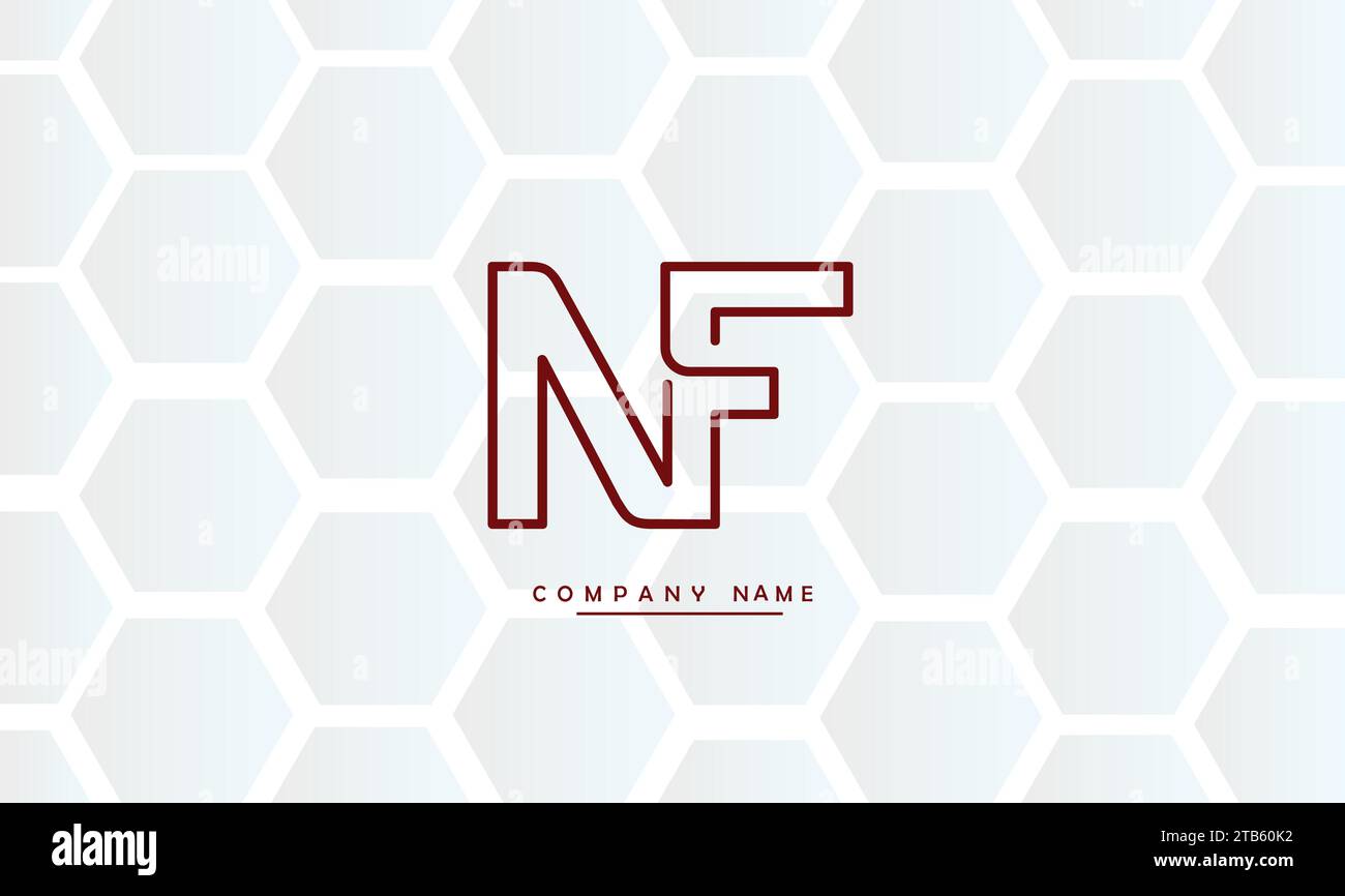 NF, FN Abstract Letters Logo Monogram Stock Vector Image & Art - Alamy