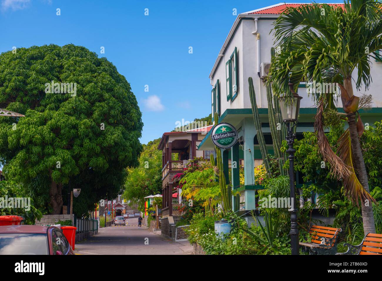 Historic commercial building on Main Street in The Bottom historic town ...