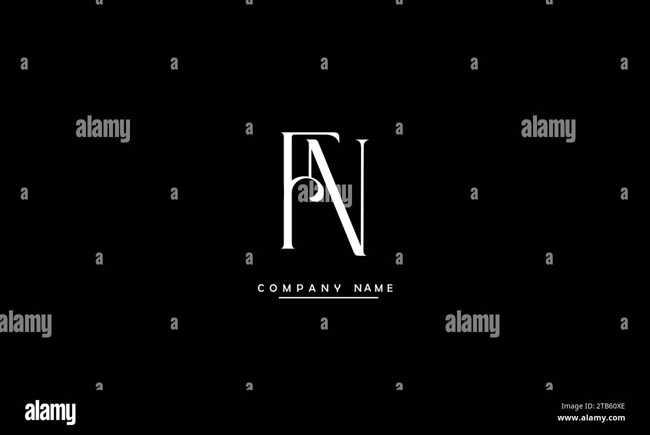 Fn or nf logo Black and White Stock Photos & Images - Alamy