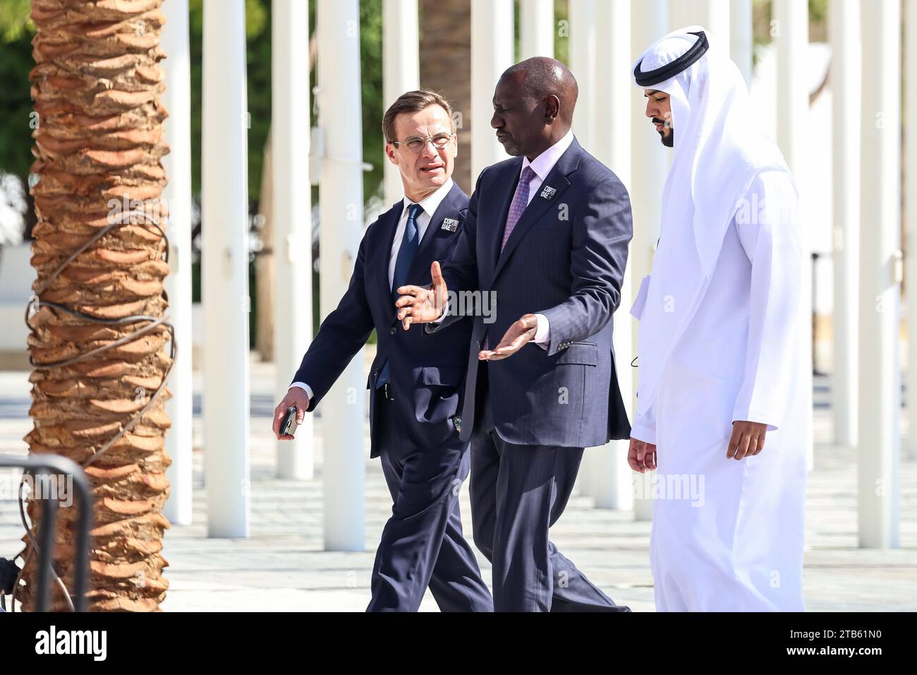 Dubai, United Arab Emirates. 01st Dec, 2023. Heads of states arrive for ...
