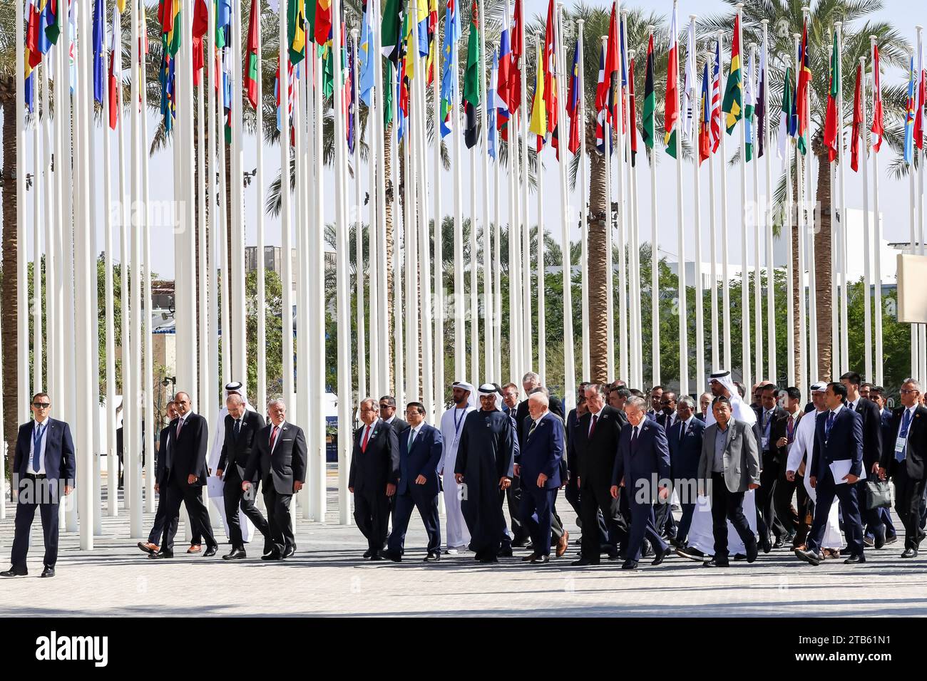 Dubai, United Arab Emirates. 01st Dec, 2023. Heads of states arrive for ...