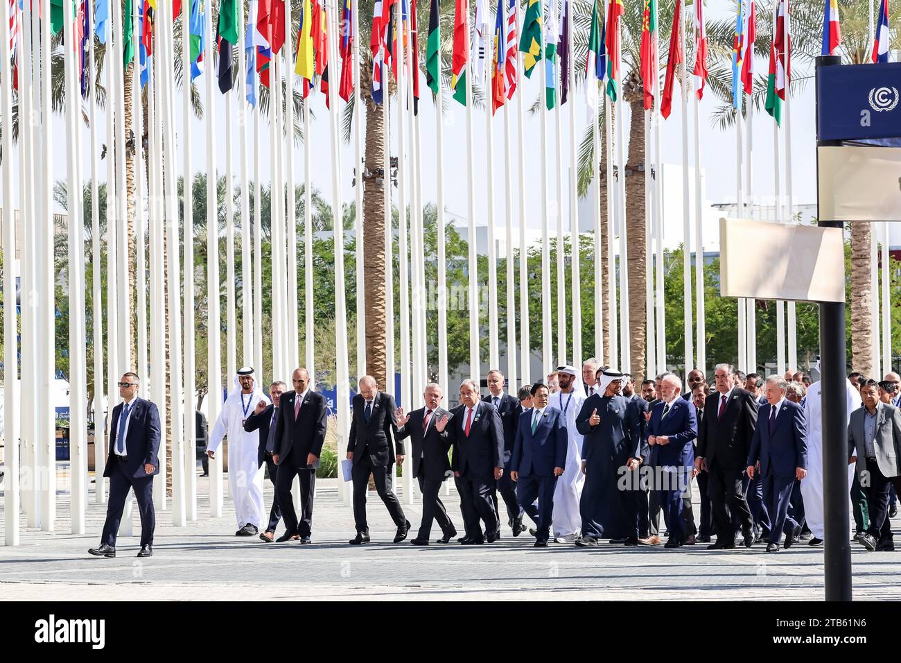 Dubai, United Arab Emirates. 01st Dec, 2023. Heads of states arrive for ...