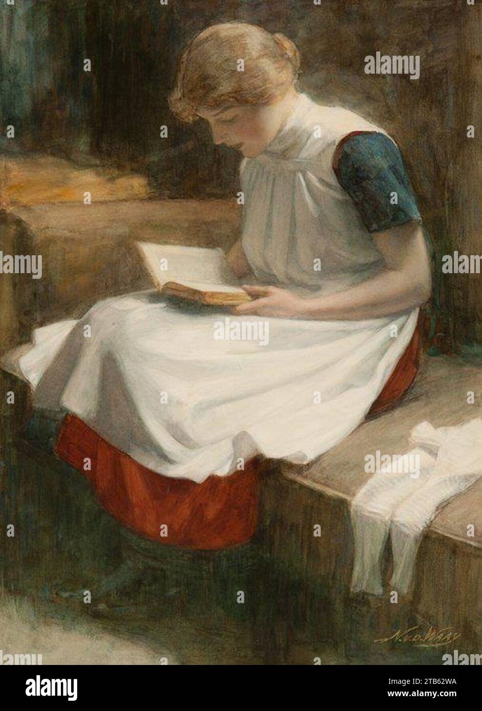 Lezend meisje hi-res stock photography and images - Alamy