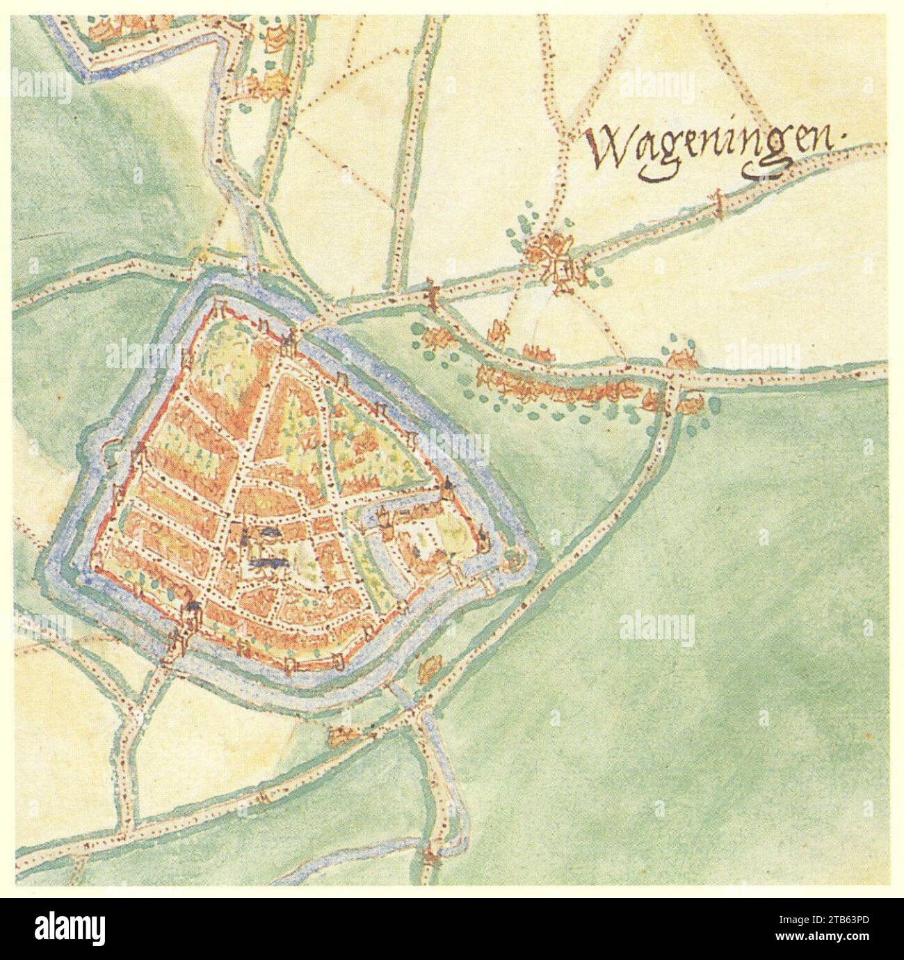 Wageningen 1575 Net v Deventer Stock Photo - Alamy