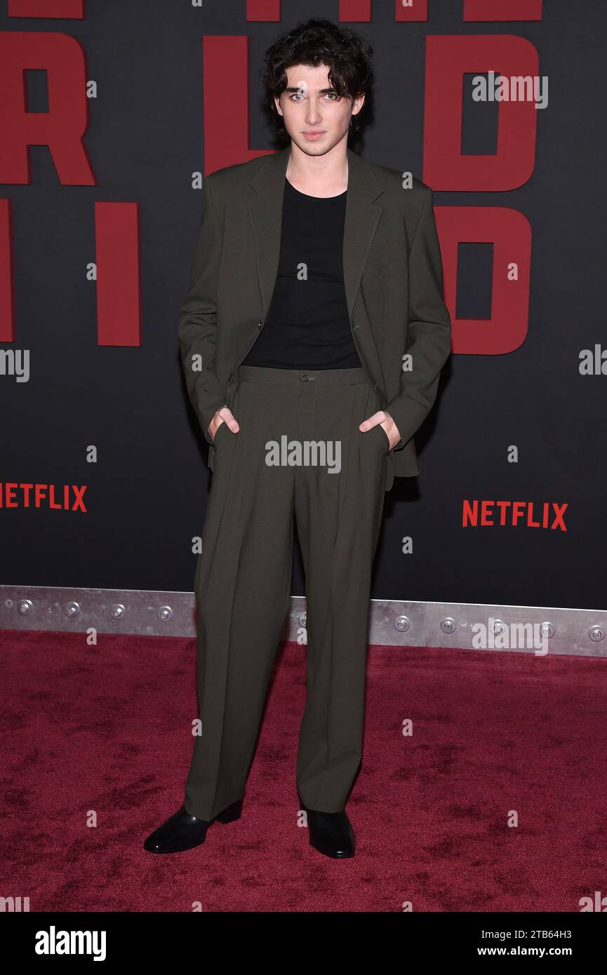 New York, USA. 04th Dec, 2023. Charlie Evans attends Netflix's Leave ...