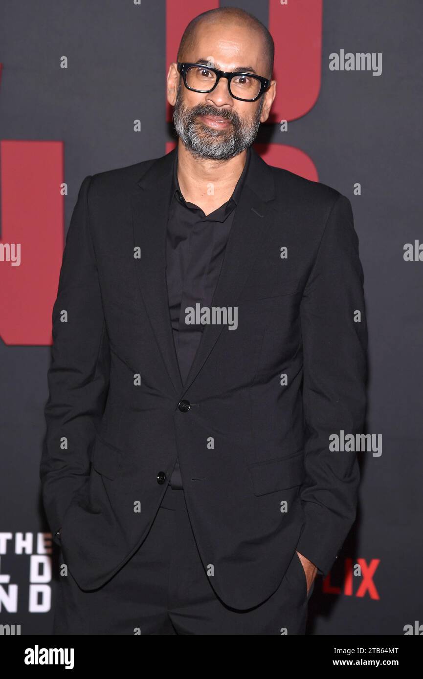 New York, USA. 04th Dec, 2023. Rumaan Alam attends Netflix's Leave The ...